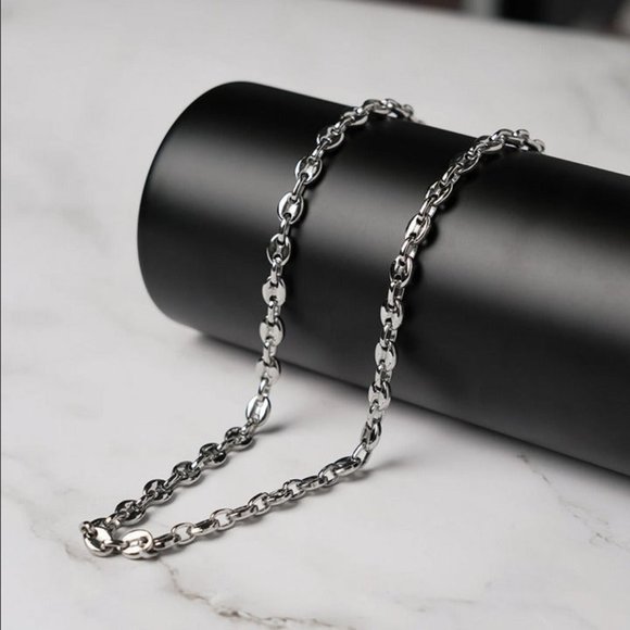 Jewelry | 28 Womens 14k White Gold Chain Link Necklace 14 Karat Ladies ...